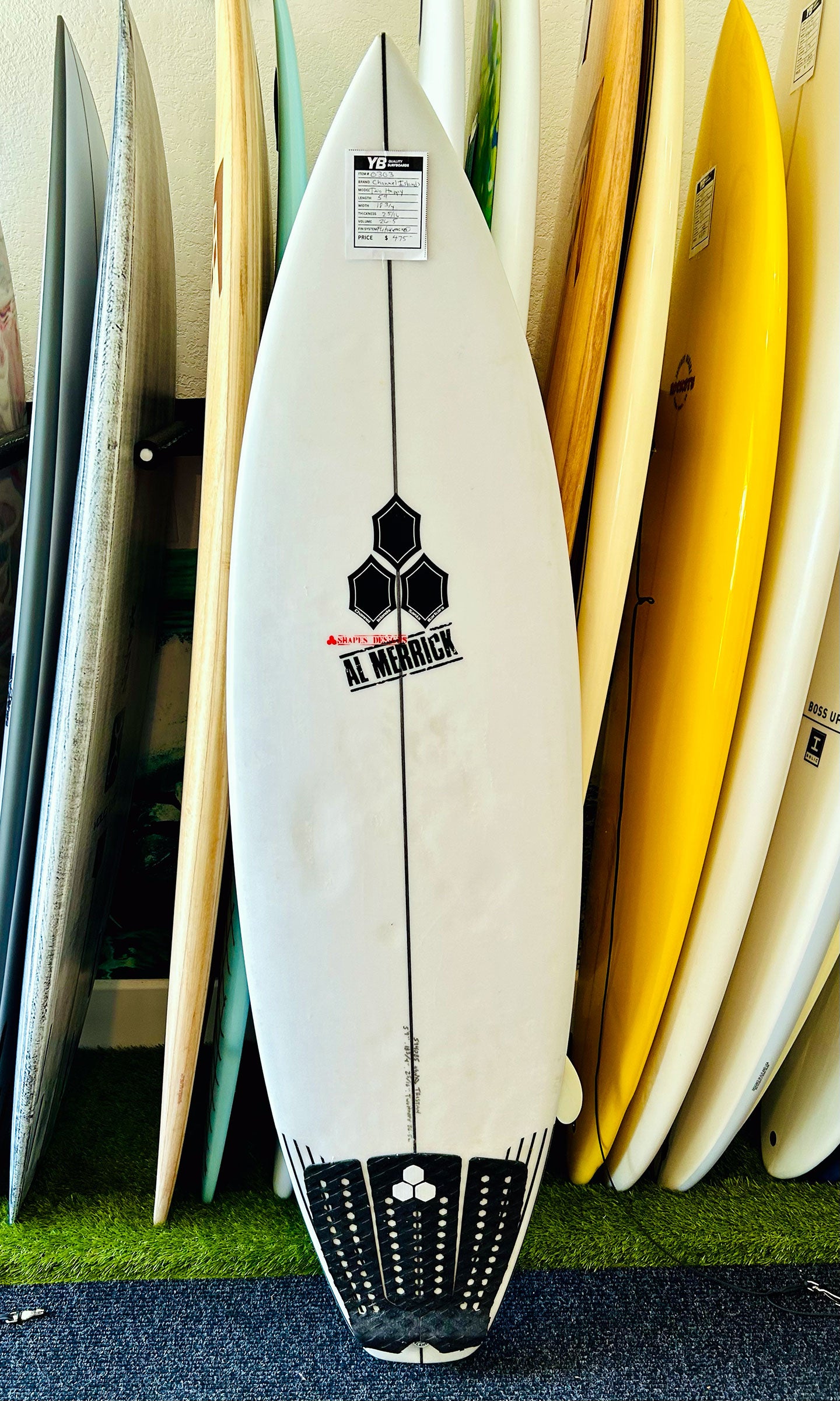 Channel Islands 5'9" 26.5L Two Happy – Your Board Santa Cruz
