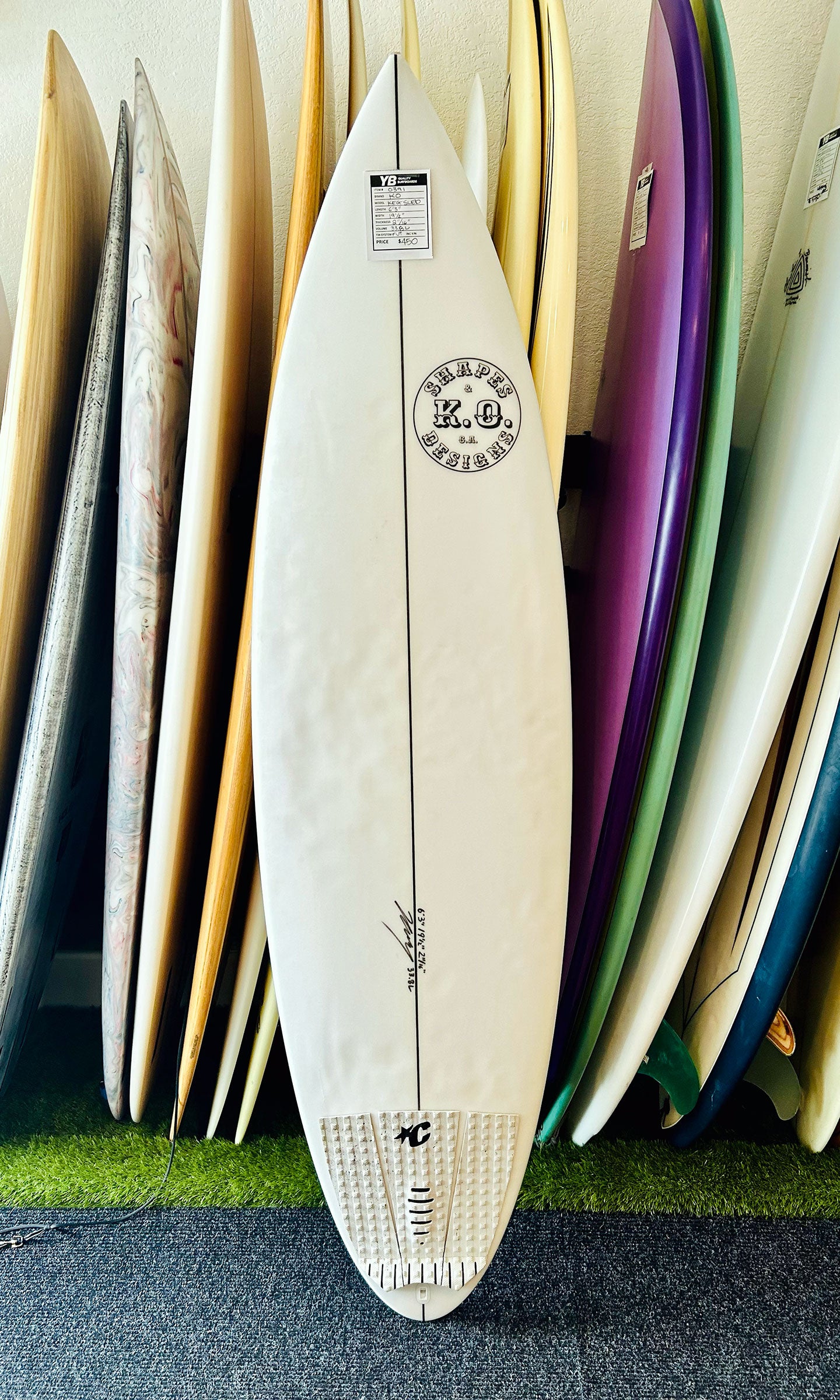 K.O. 6'3" 33.8L Keg Sled Step-Up – Your Board Santa Cruz